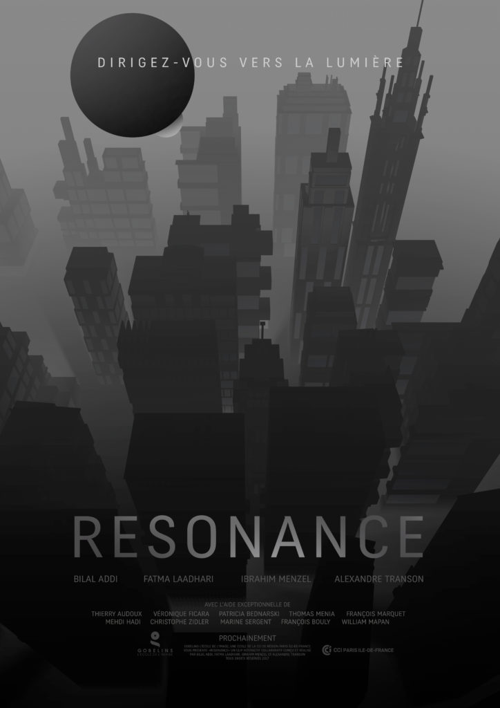 Resonance – Projets du département Design Interactif et Jeu Vidéo