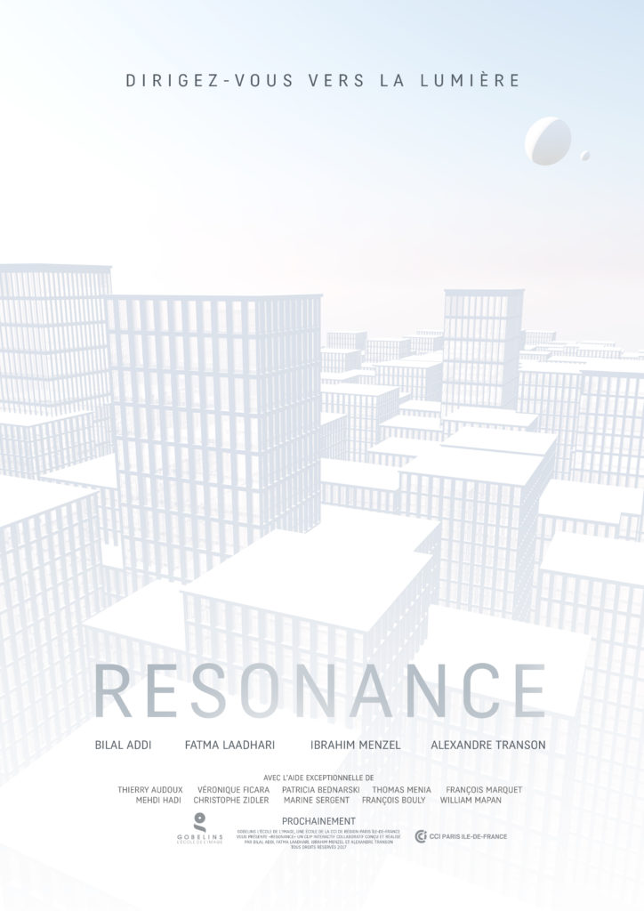 Resonance – Projets du département Design Interactif et Jeu Vidéo