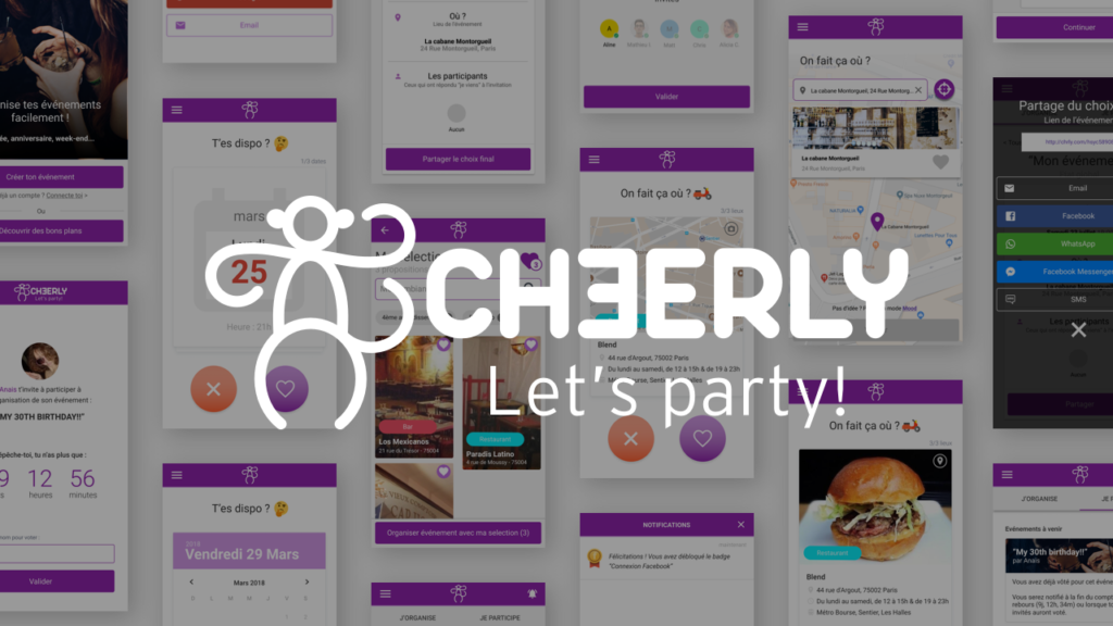 Cheerly – Projets du département Design Interactif et Jeu Vidéo